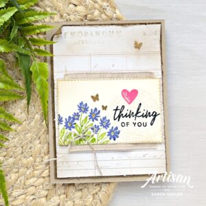 How to use the Tree Rings Hybrid Embossing Folder - Karen Hadler ...