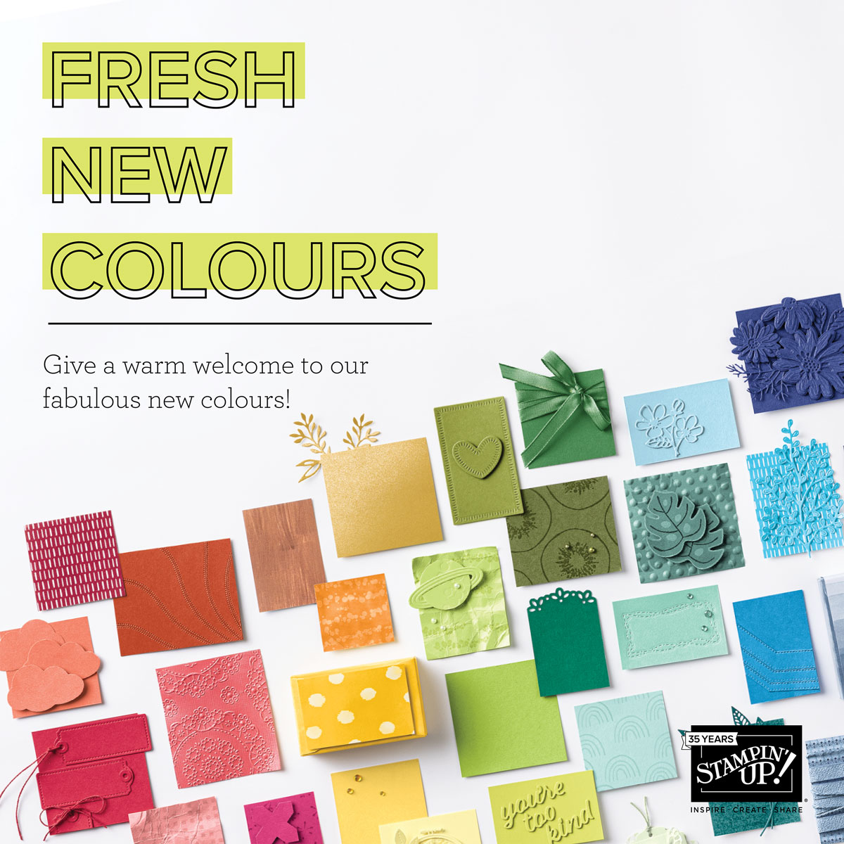 Fresh New Colours - Karen Hadler Stamping Bees