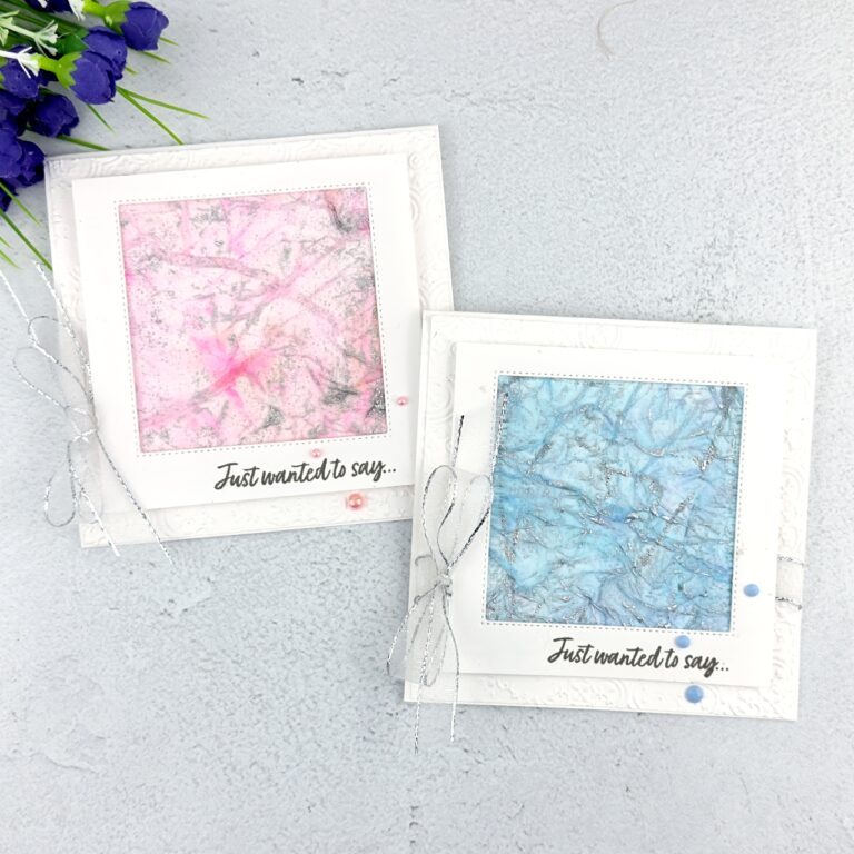 Alcohol and Tissue Technique - Karen Hadler Stamping Bees