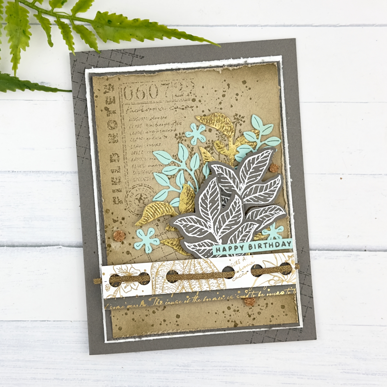 Happy Birthday with Nature's Sweetness - Karen Hadler Stamping Bees