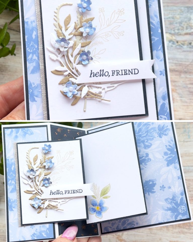 Delicate Dreams Fancy Fold Card Tutorial | Stampin’ Up Inspiration ...